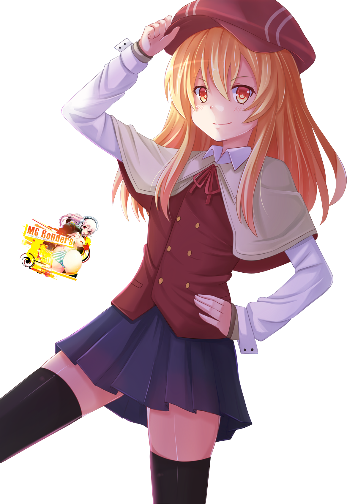 Ryuugajou Nanana no Maizoukin - Ikkyu Tensai Render 1 | PNG